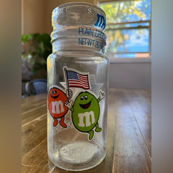 M&M'S | Kitchen | Vintage 98s Xxiii Olympic Games Mms Glass Jar With ...